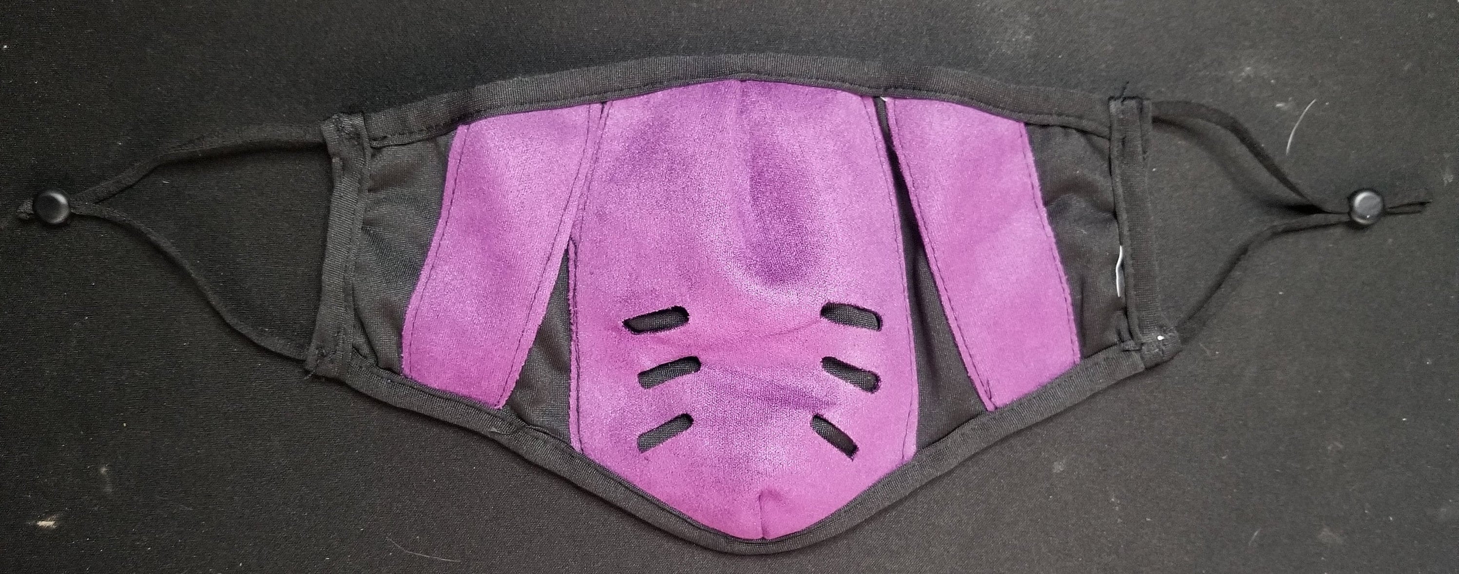 Mortal Kombat Face Mask Cover Purple Rain Washable PU Leather - Etsy