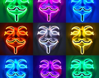 Light up Mask | Etsy