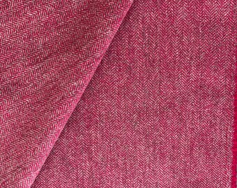 Pink Tweed Fabric - Etsy