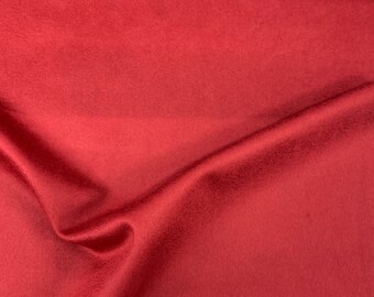 Wool Melton Red - Etsy