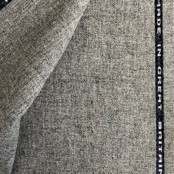 Grey Tweed Fabric - Etsy