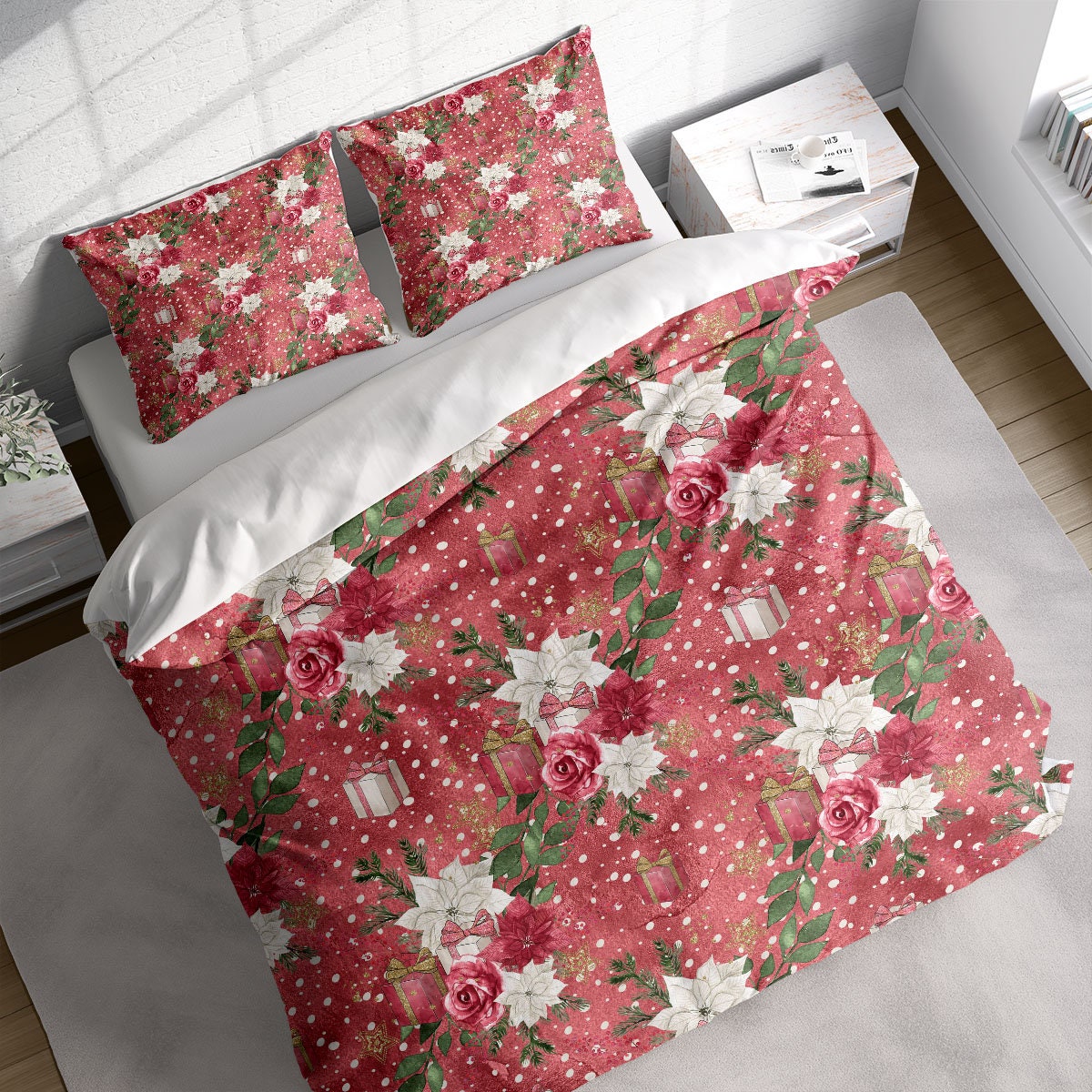 Snowflake Presents Christmas Bedding Set sold by Ankur Singh | SKU ...