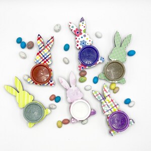 Adorable Play-doh Easter Basket Bunnies - 5" X 2 3/4" - Non-candy Gift ...