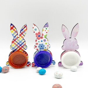 Adorable Play-doh Easter Basket Bunnies - 5" X 2 3/4" - Non-candy Gift ...