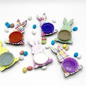 Adorable Play-doh Easter Basket Bunnies - 5" X 2 3/4" - Non-candy Gift ...