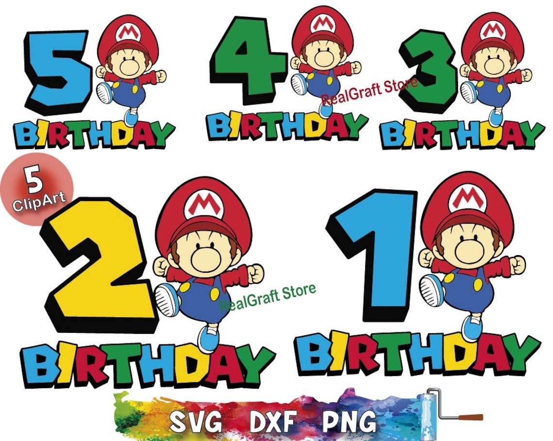 Super Mario Party Clip Art