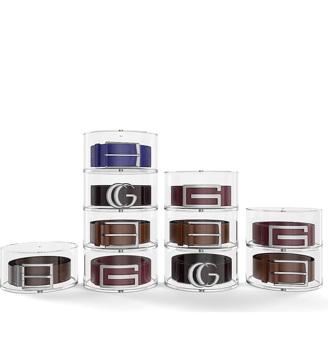 Custom Acrylic Belt Organizer Box – Stylish Storage Solution for Belts ...