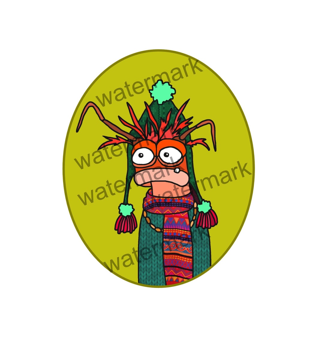 Pepe the King Prawn Instant Download Muppet Digital File, Christmas ...