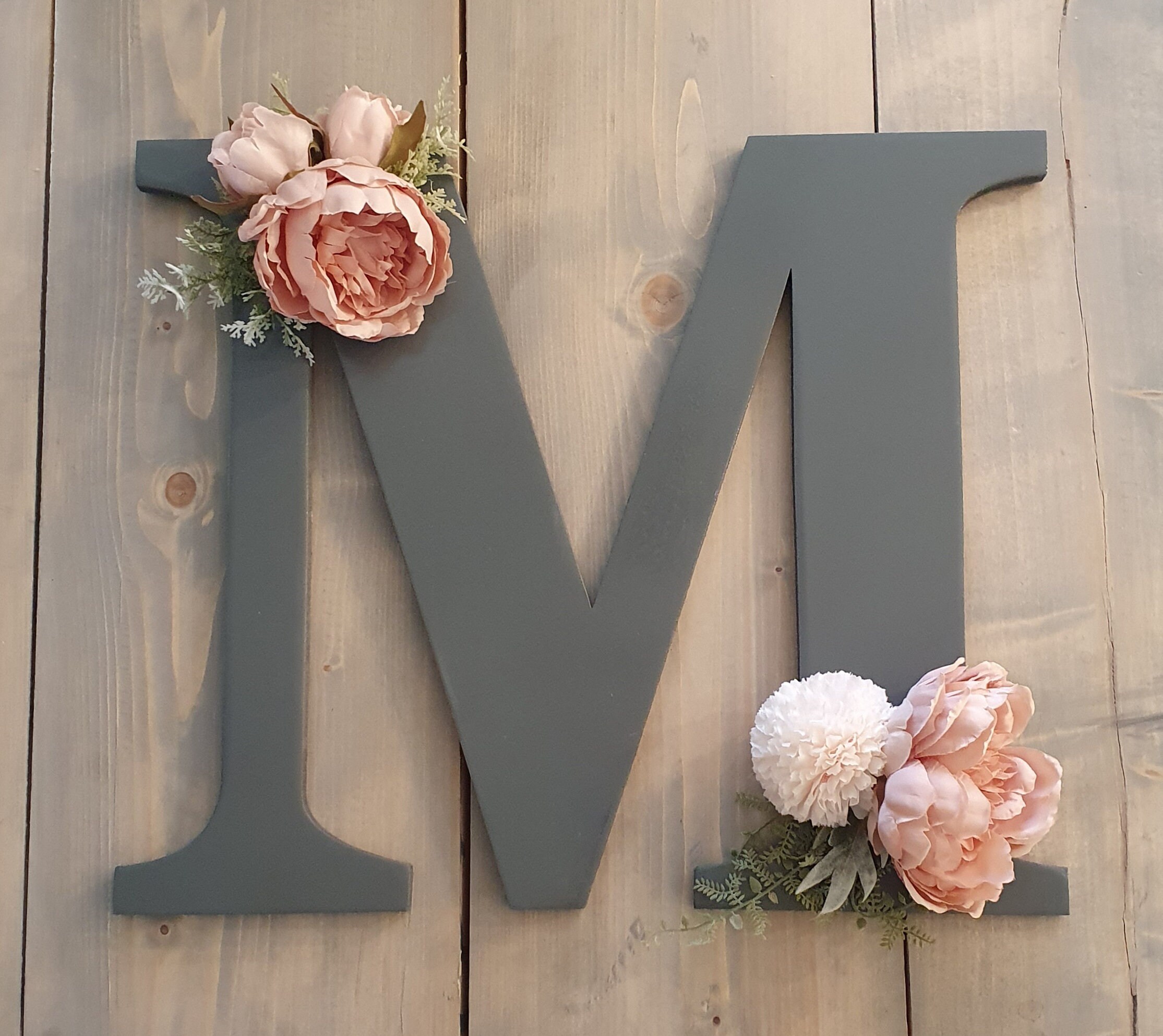 Floral letter | Etsy