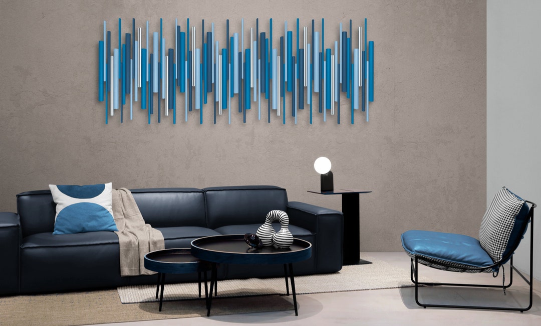 3D Sound Wave Wall Decor Modern Wall Hanging Wood Wall Decor Musician ...