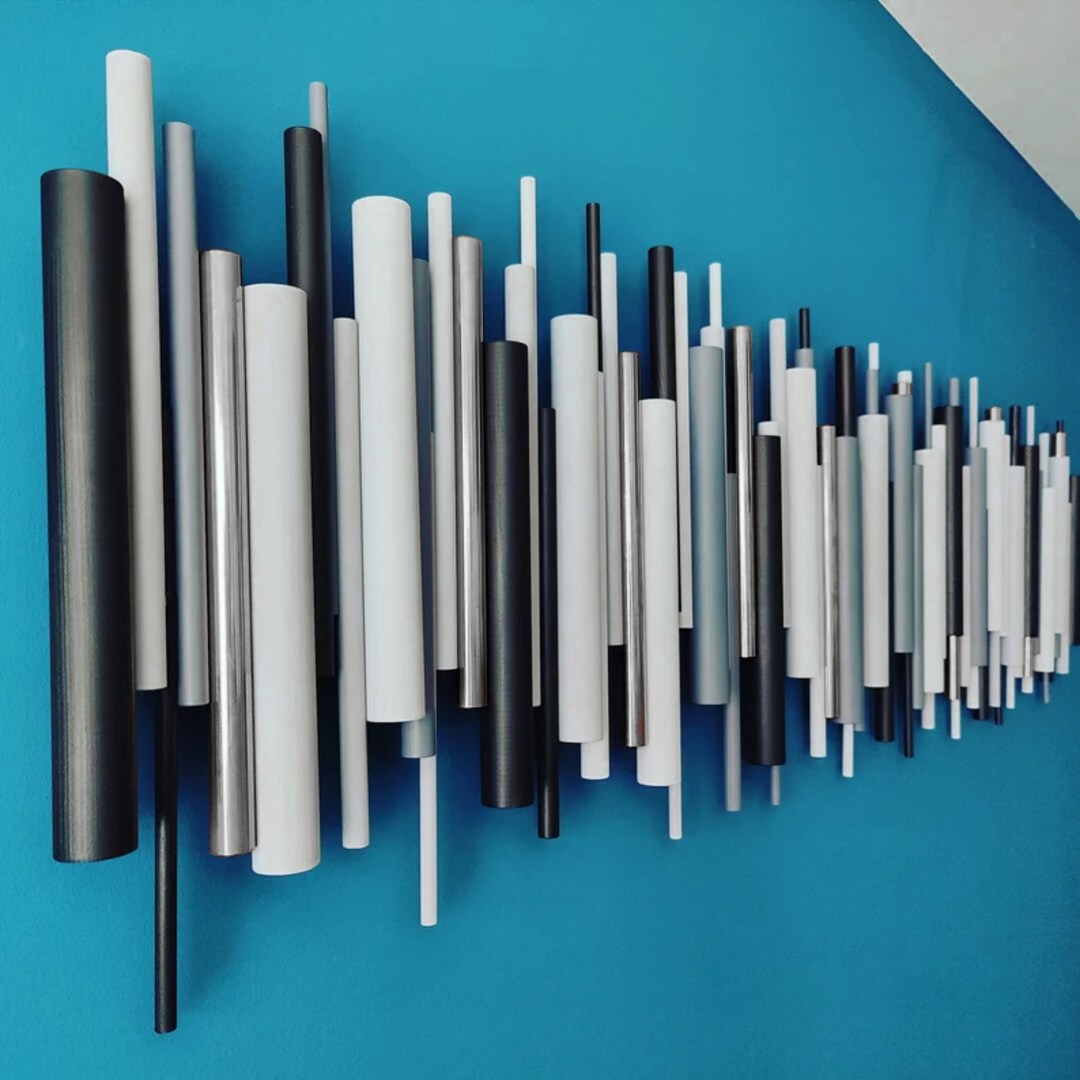 3D Wooden Metal Cylindrical Art for Creatives 3D Art Wall - Etsy UK