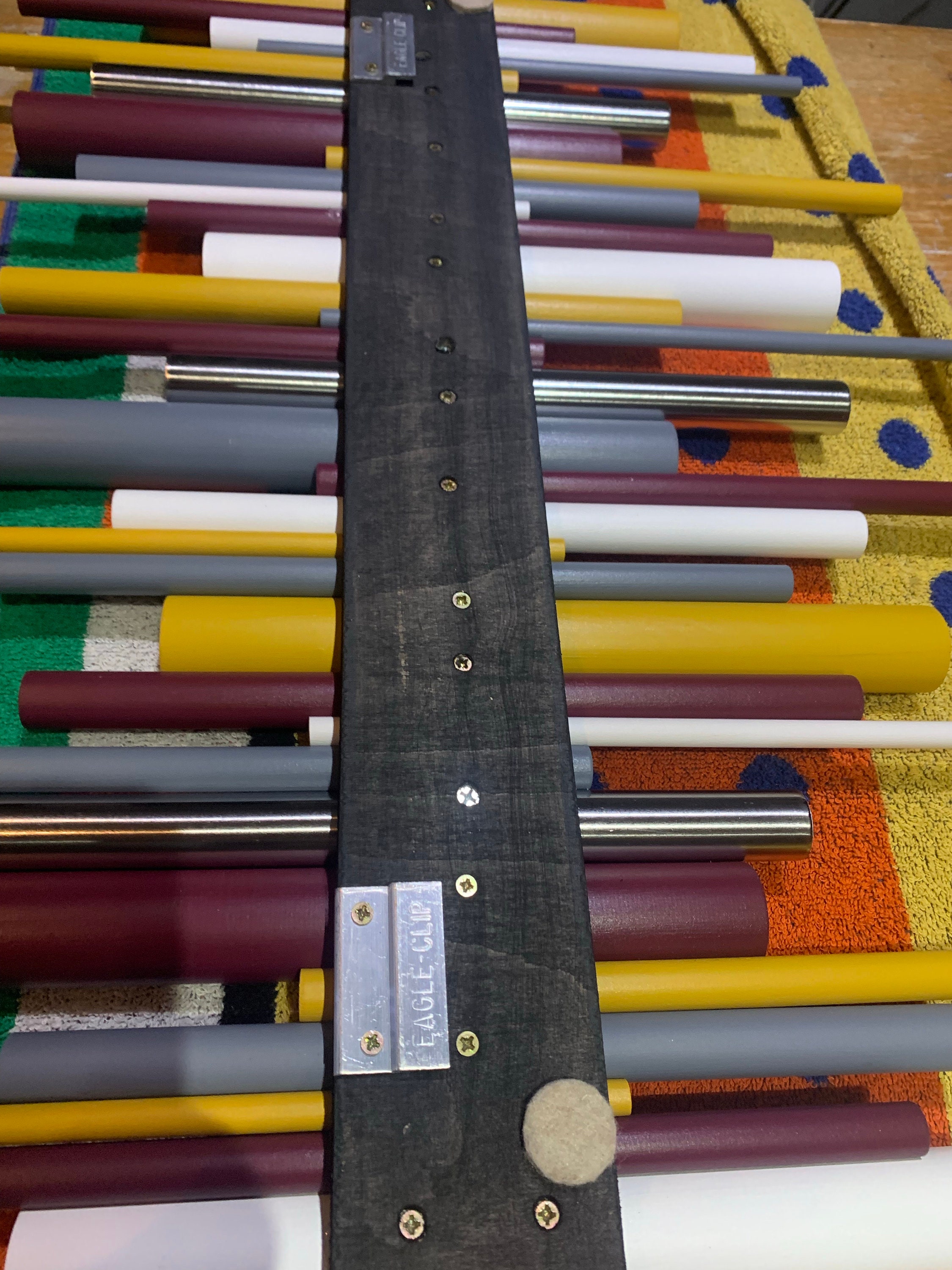 Wood Wall Art With Metal Tubes 3D Wall Design - Etsy UK