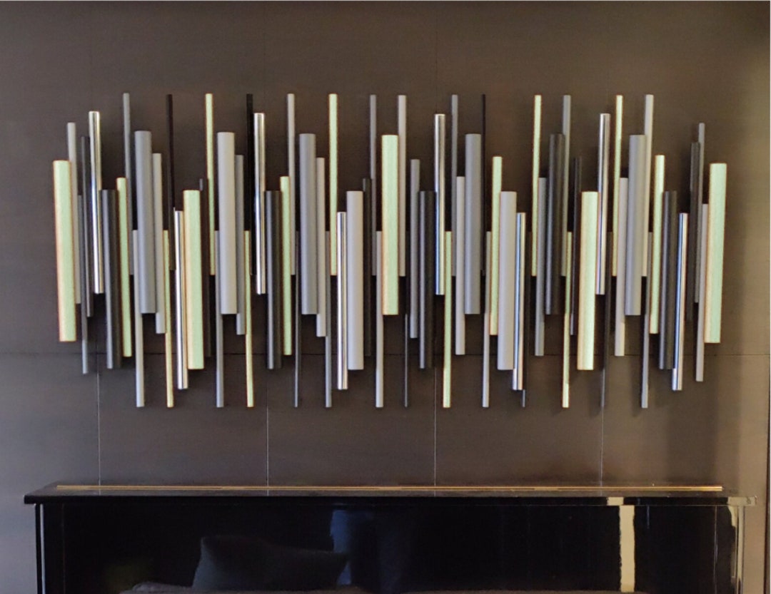 XL Modern Wood Decor - Soundwave Wall Art - Luxury Wall Decor ...