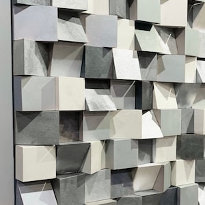 Acoustic Panel Wood Wall Art THE SHADOW 3D Sound Diffuser Geometric ...