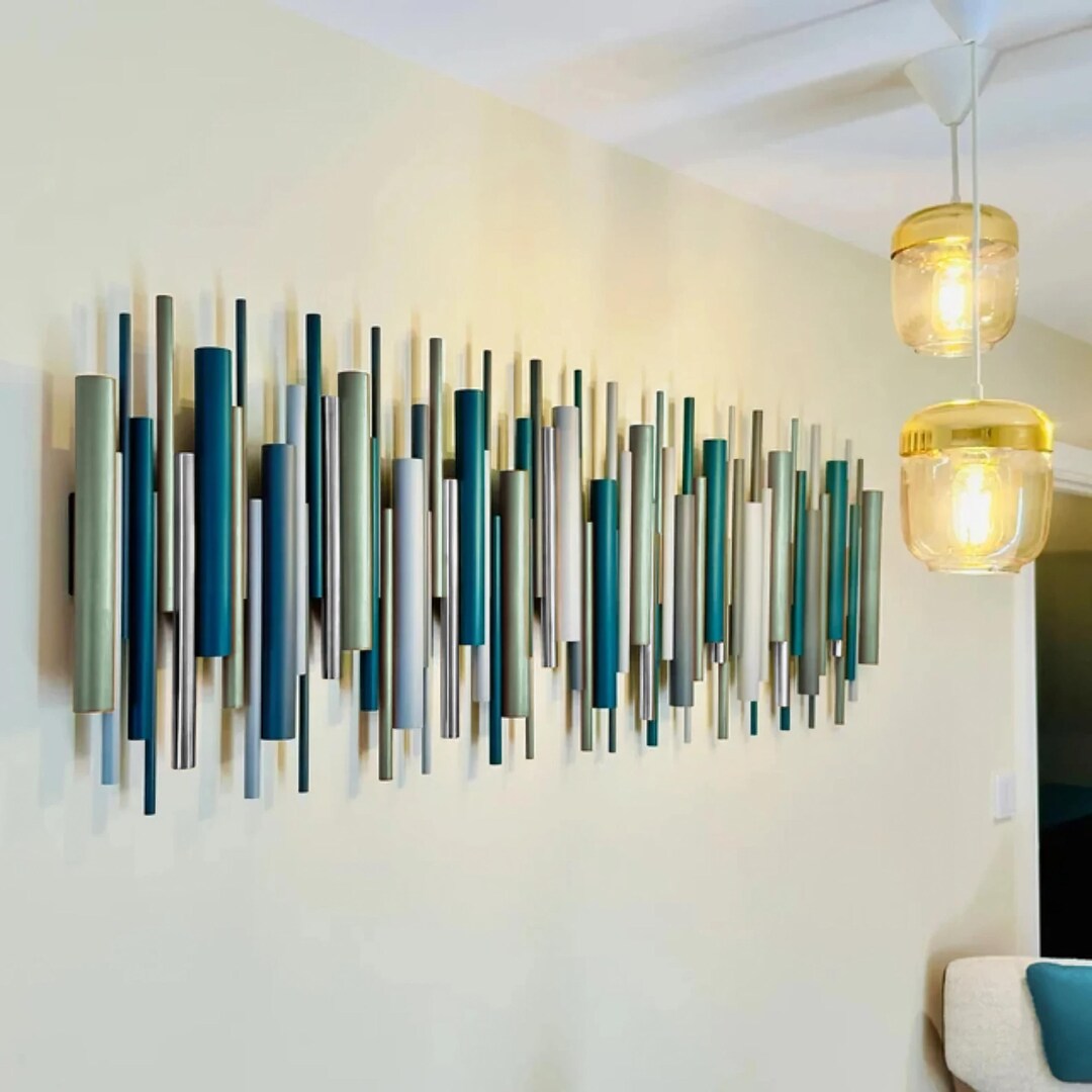 3D Wall Sculpture Decor Cylindrical Wall Art Bedroom Wall Decor ...
