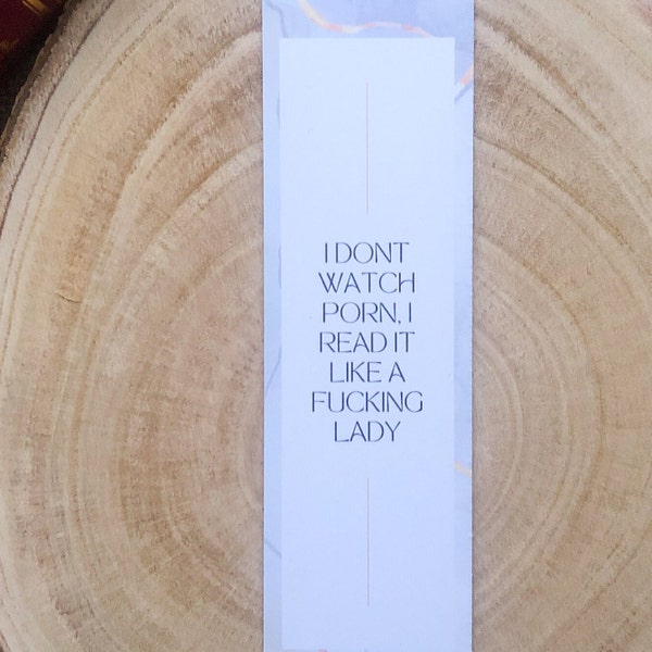 Funny Quote Bookmark - Etsy