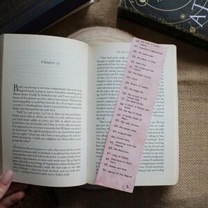 50 Fantasy Books Bucket List Challenge Bookmark, Classic Literature ...