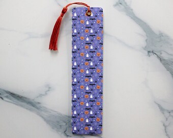 Halloween Bookmark Spooky Bookmark Book Lover Gift October - Etsy