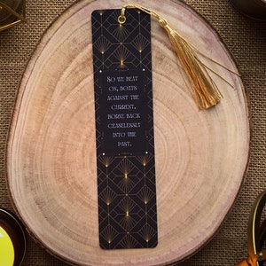 The Great Gatsby Inspired Bookmarks, Art Deco, Handmade Bookmark, Book ...