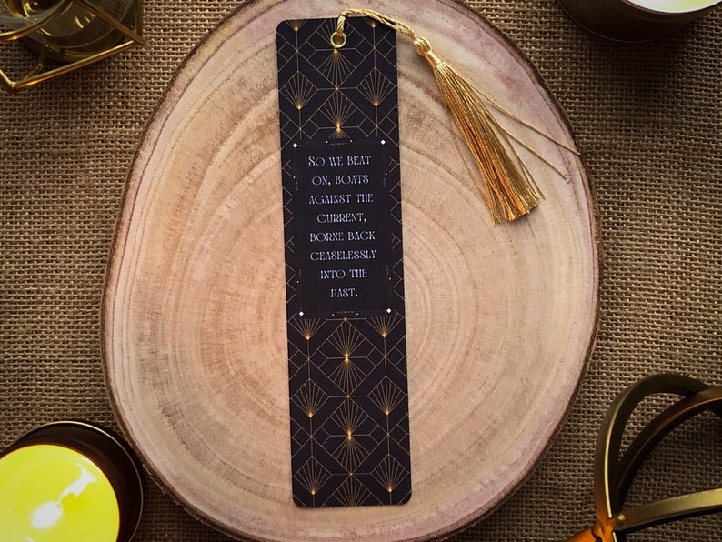 The Great Gatsby Inspired Bookmarks Art Deco Handmade - Etsy