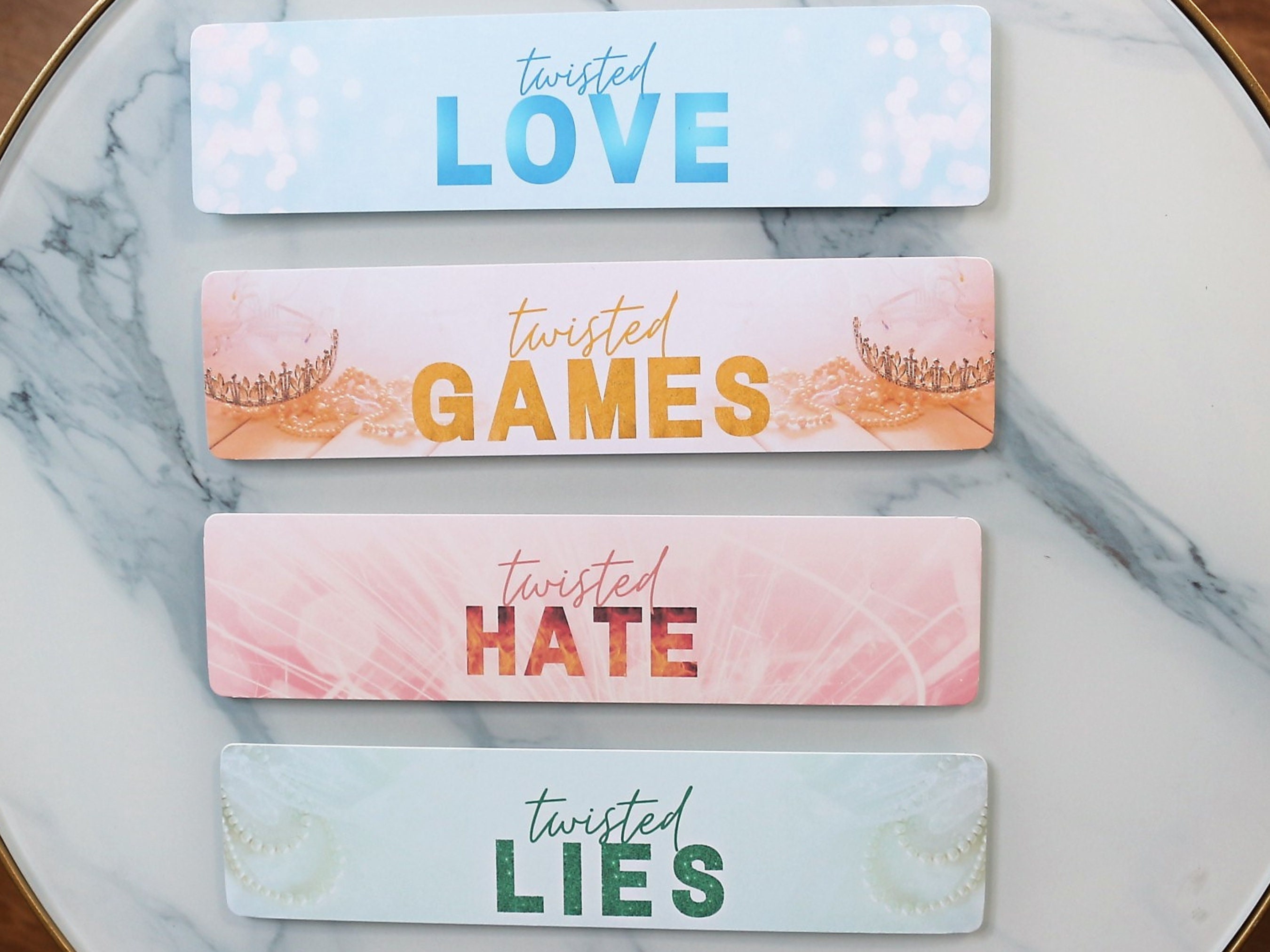 Twisted Series Bookmarks Ana Huang Romance Book Series - Etsy UK