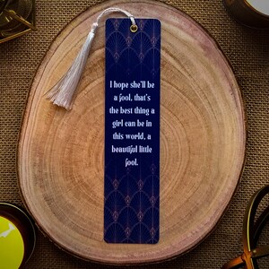 The Great Gatsby Inspired Bookmarks, Art Deco, Handmade Bookmark, Book ...