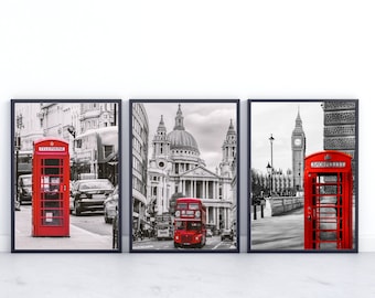 Red London Bus - Etsy