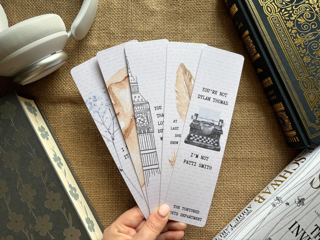 The Tortured Poets Department Inspired Bookmark Collection, TTPD ...