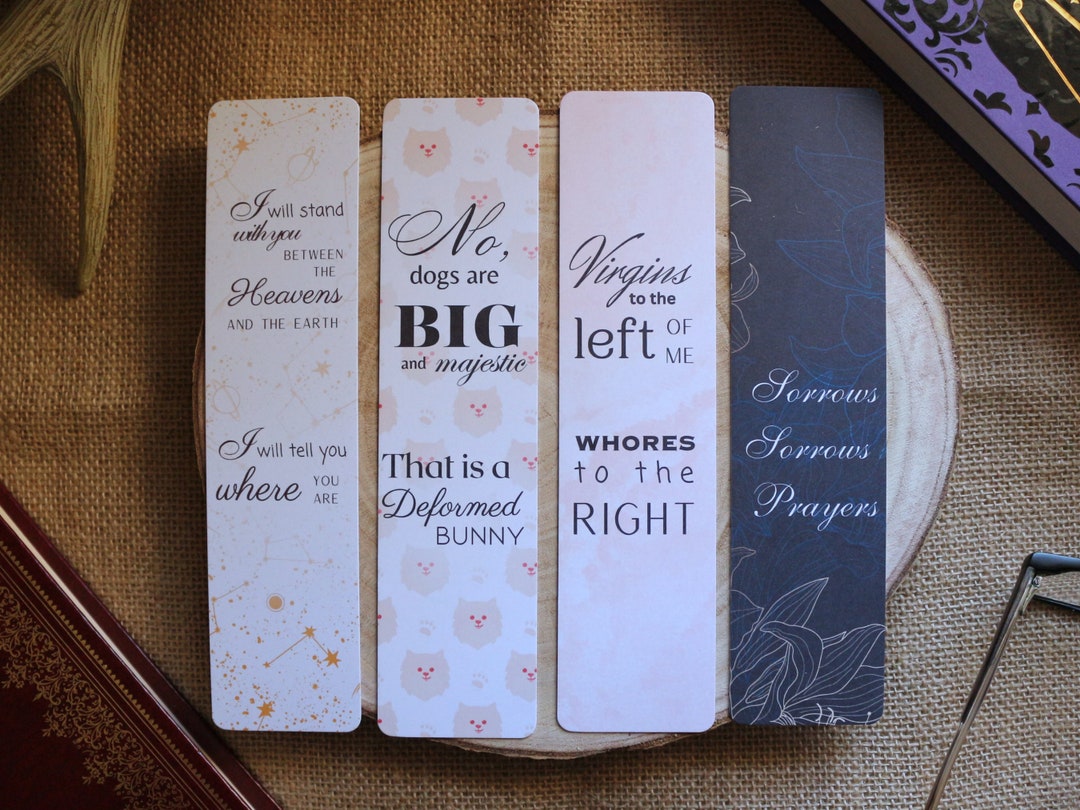 Queen Charlotte Quote Inspired Bookmarks, Bridgerton, Regency, Bookmark ...
