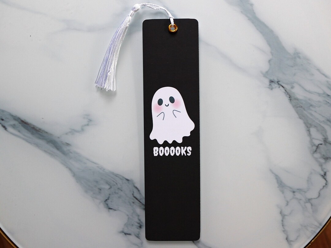 Halloween Bookmark Spooky Bookmark Book Lover Gift October - Etsy