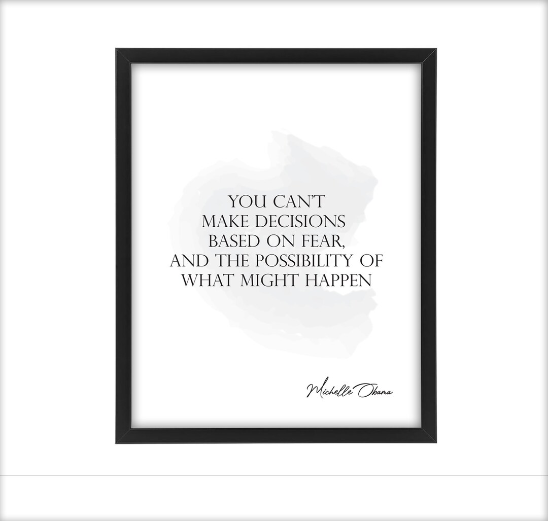 Framed Wall Art Michelle Obama Motivational Wall Décor, Activist Poster ...