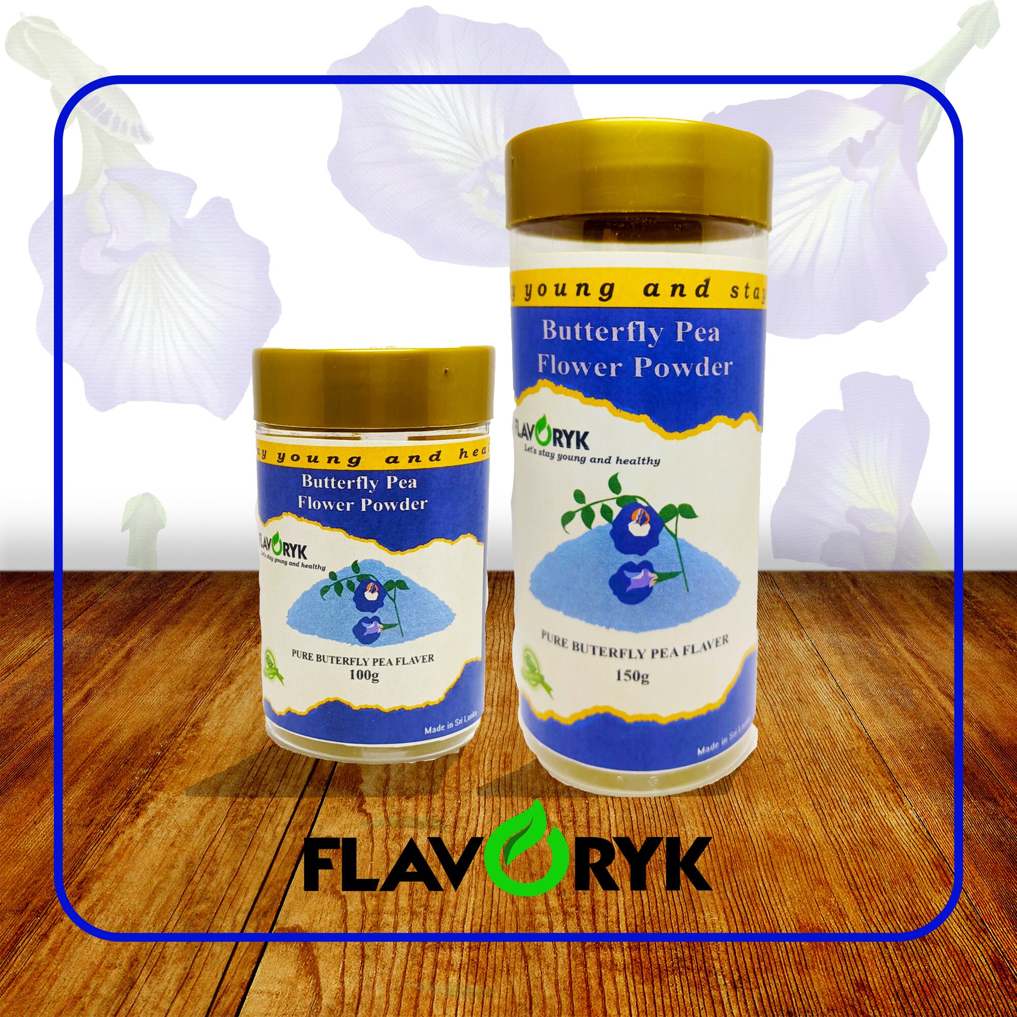 Premium Butterfly Pea Flower Powder for Vibrant Blue Hue and Natural ...