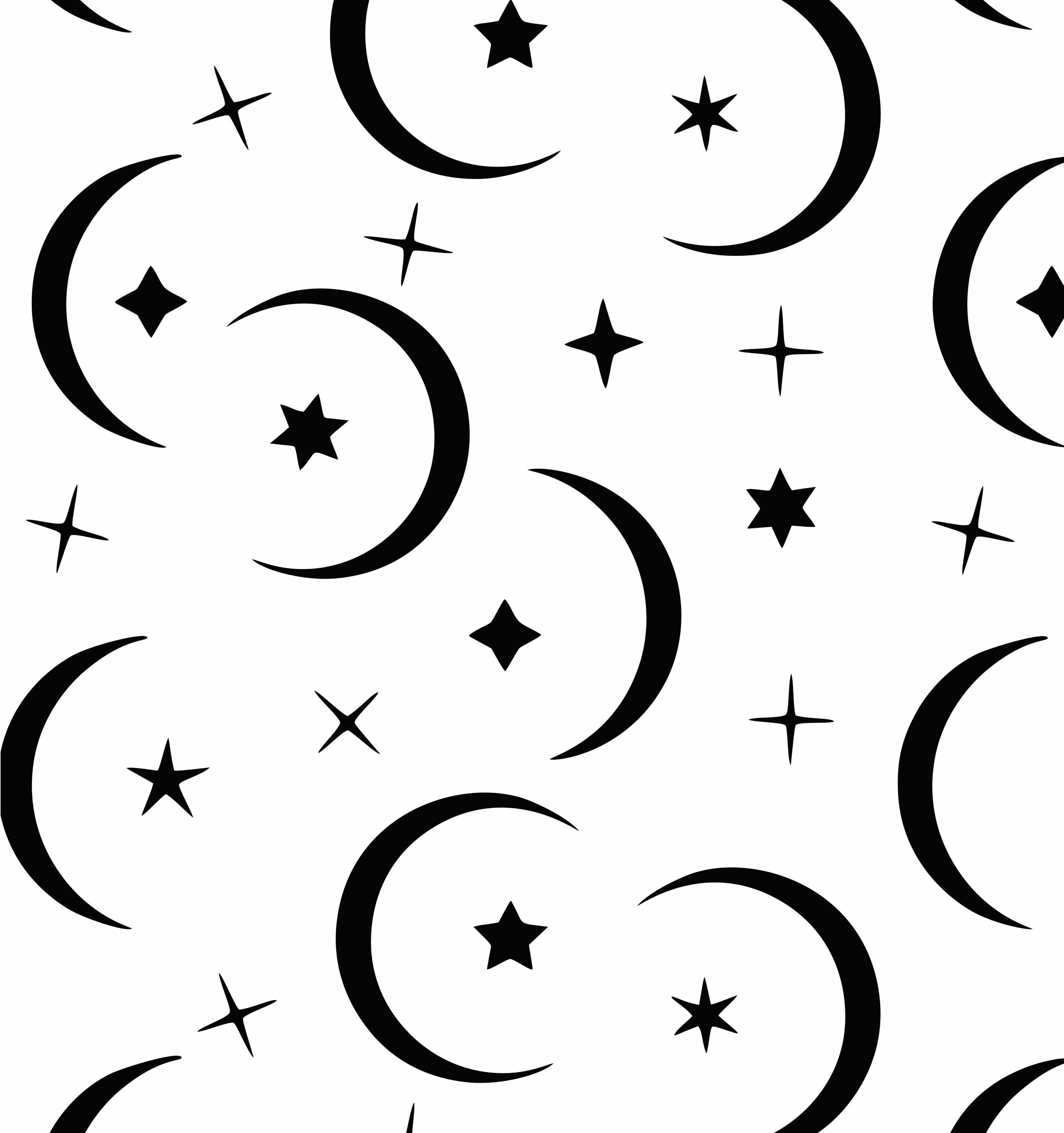 Moon and Stars Vinyl Decal for Car Window, Celestial Sticker Sheet - Etsy
