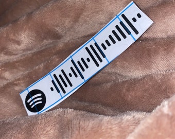 Spotify Code Scannable Sticker - Etsy