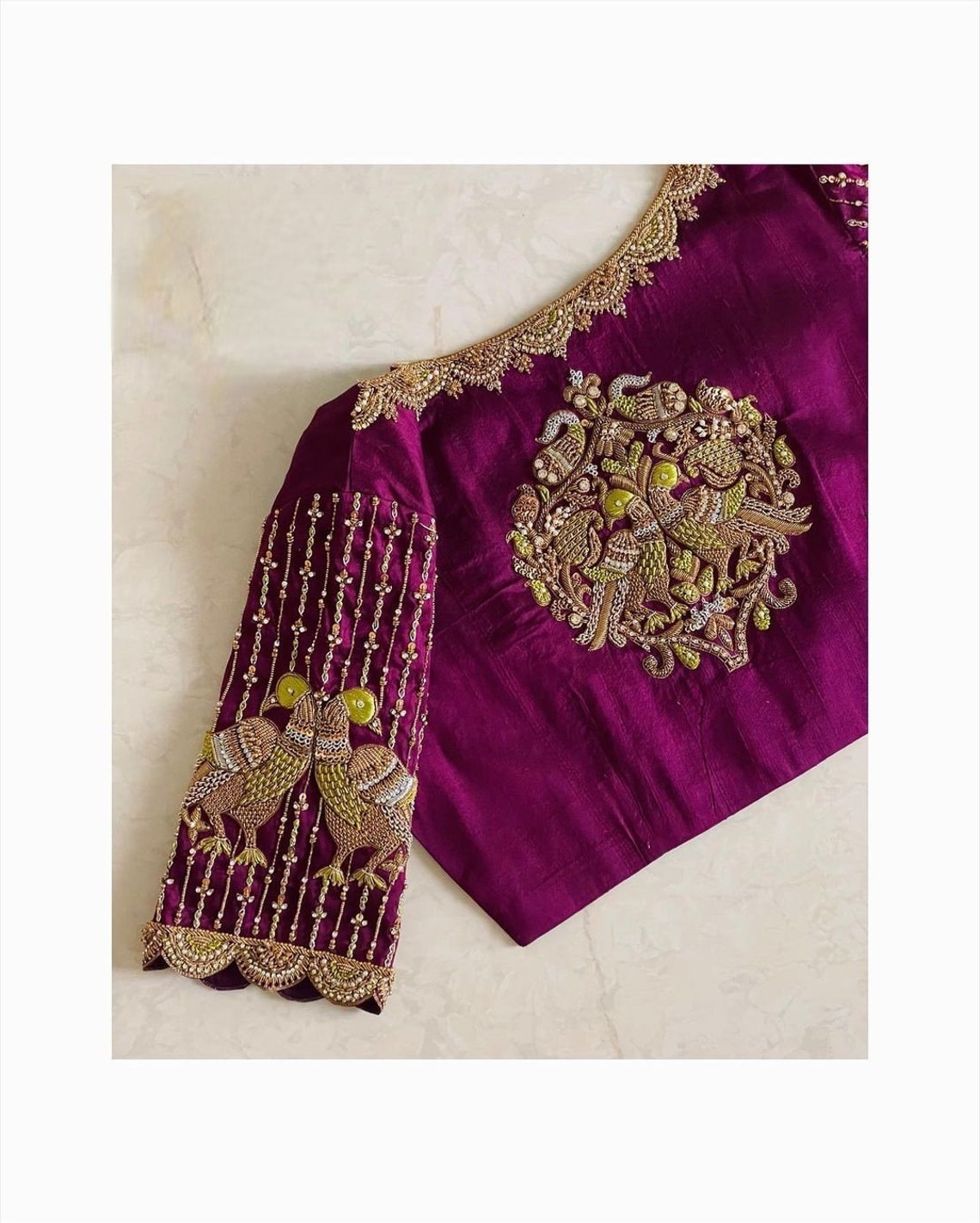 Maggam Work Blouse| Aari Work Blouse| Saree Blouse| Designer Blouse ...