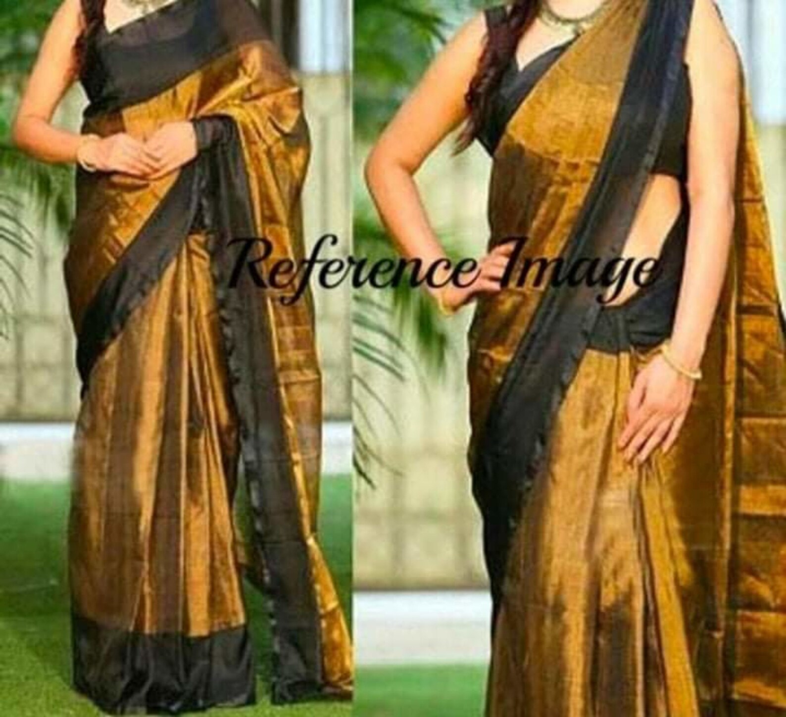 Uppada Silk Saree Uppada Silk Saree With Blouse Gold Soft Silk Saree ...