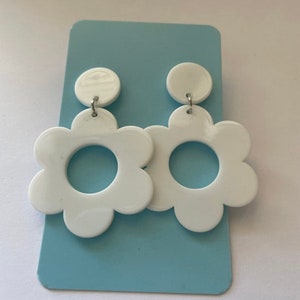 Flower Power Earrings Mary Quant Daisy Gifts for Her Retro | Etsy