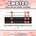 Thanksgiving Turkey Emotes: Cheerful Streamer Pack (digital Download ...