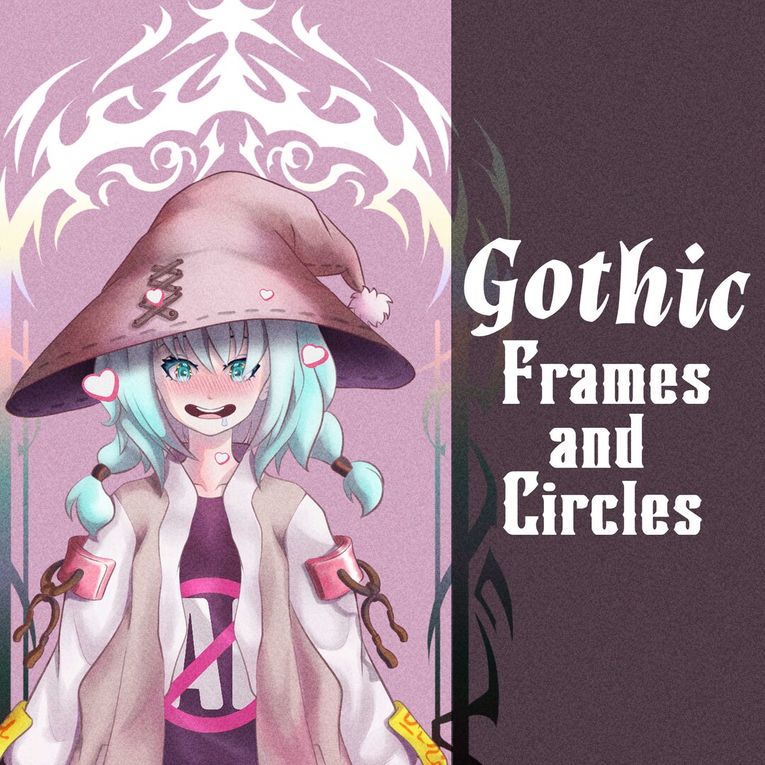 Gothic Frames and Circles for Background - Etsy