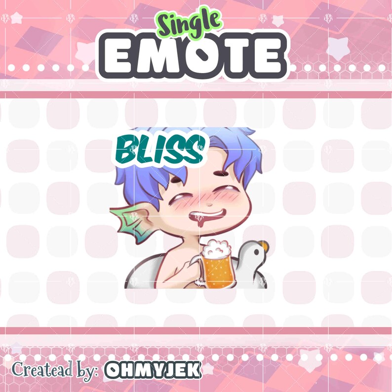 Twitch Emote Lazy Poseidon in Swimming Pool With Beer, Bliss Time Emote ...