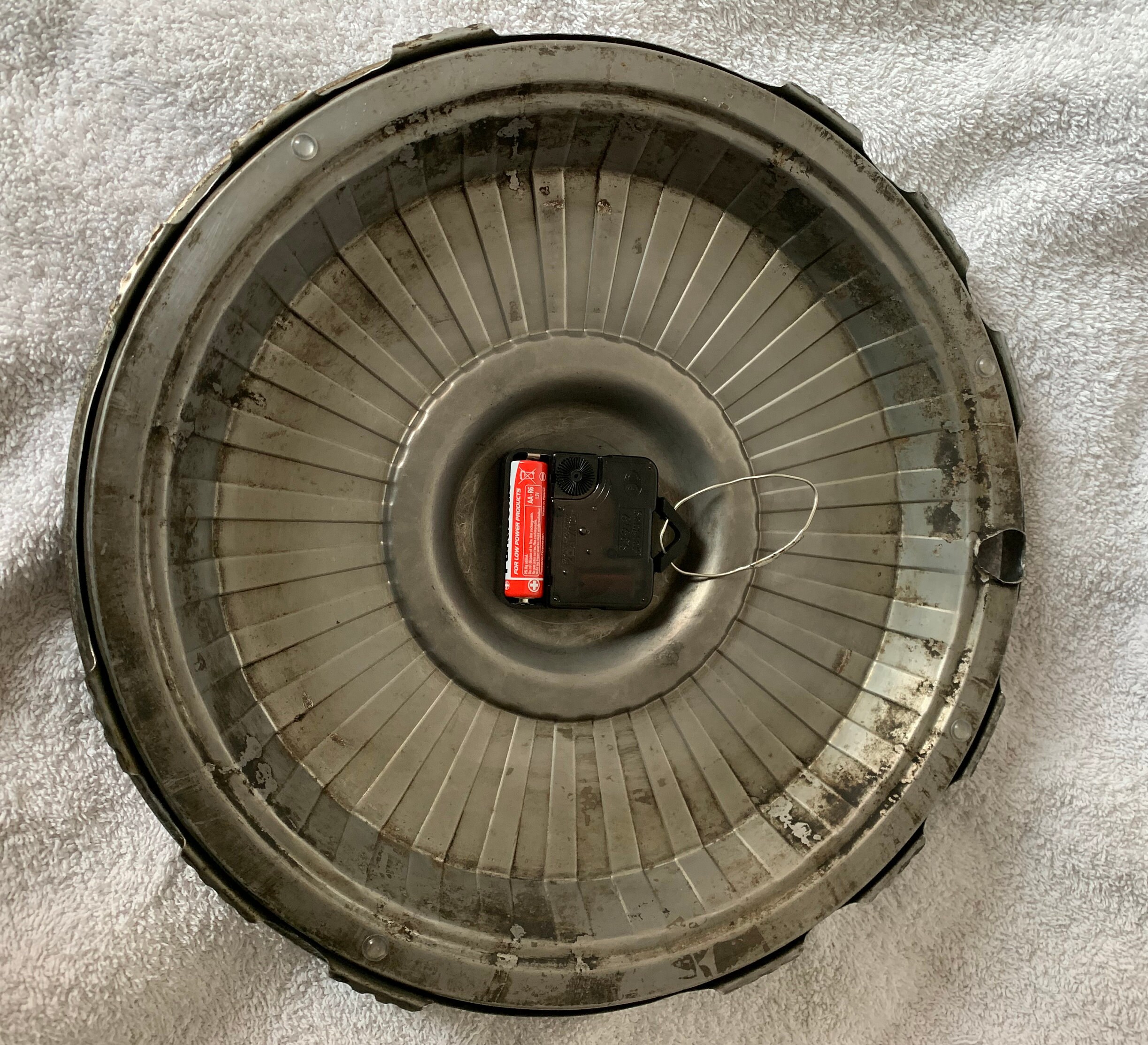 Wall Mounted Hillman Hubcap Clock - Etsy