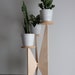 Three Tier Plant Stand, Maple, Mid-century Modern, Solid Hardwood - Etsy