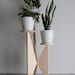 Three Tier Plant Stand, Maple, Mid-century Modern, Solid Hardwood - Etsy