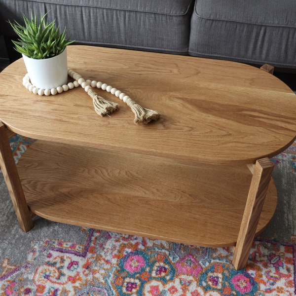 White Oak Coffee Table - Etsy