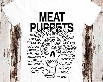 90s Meat Puppets No Joke! Album Promo T-Shirt. Vintage 1995 90s Meat Puppets No Joke! Album Promo T-Shirt. Vintage 1995