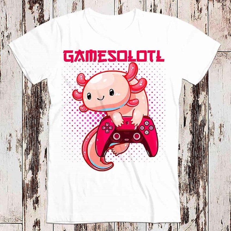 Gamer Axolotl Lover Cute Axolotls Online Gaming Style Design - Etsy