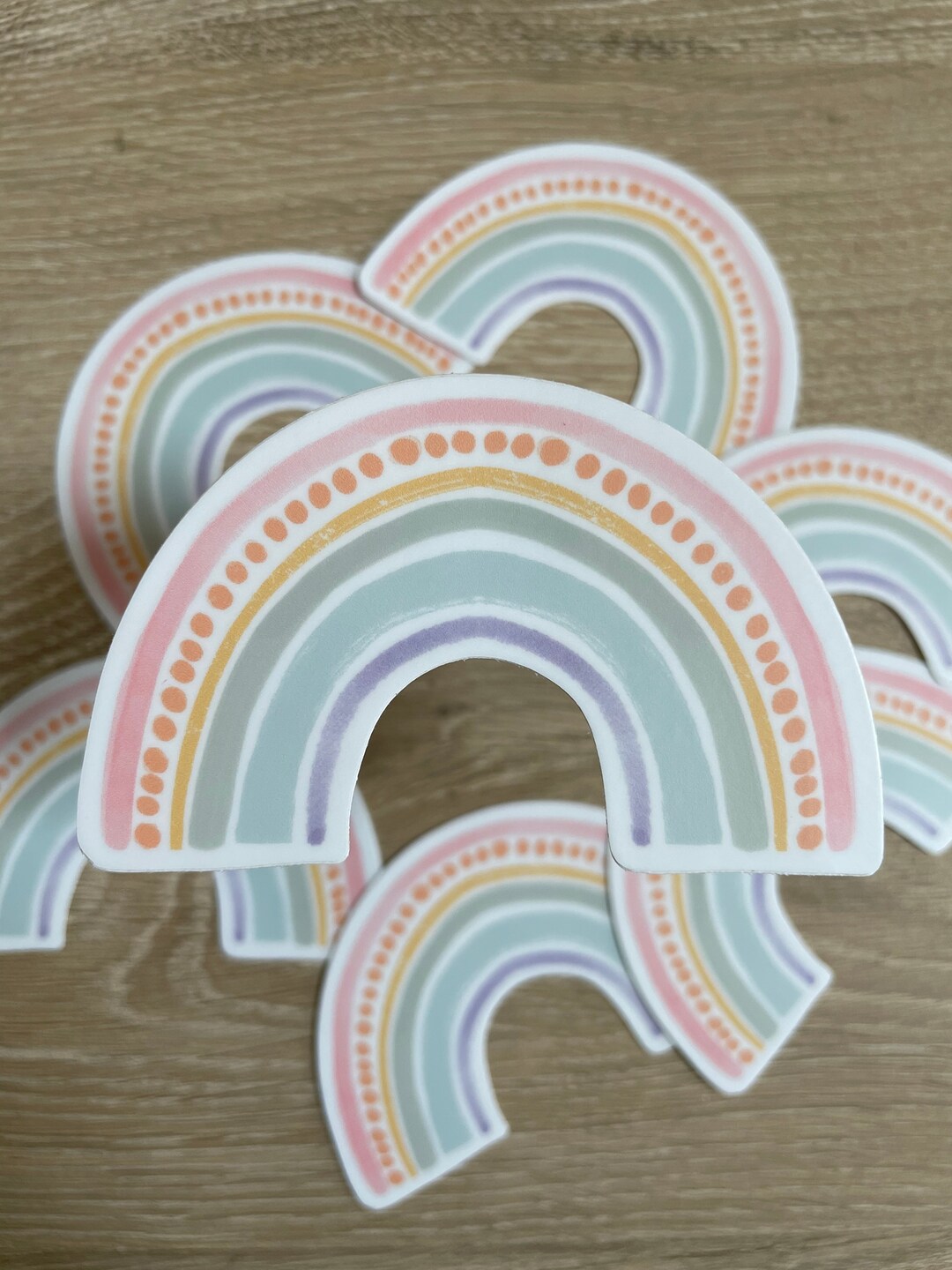 Rainbow Sticker Multi Color Rainbow Sticker Sticker Gifts - Etsy