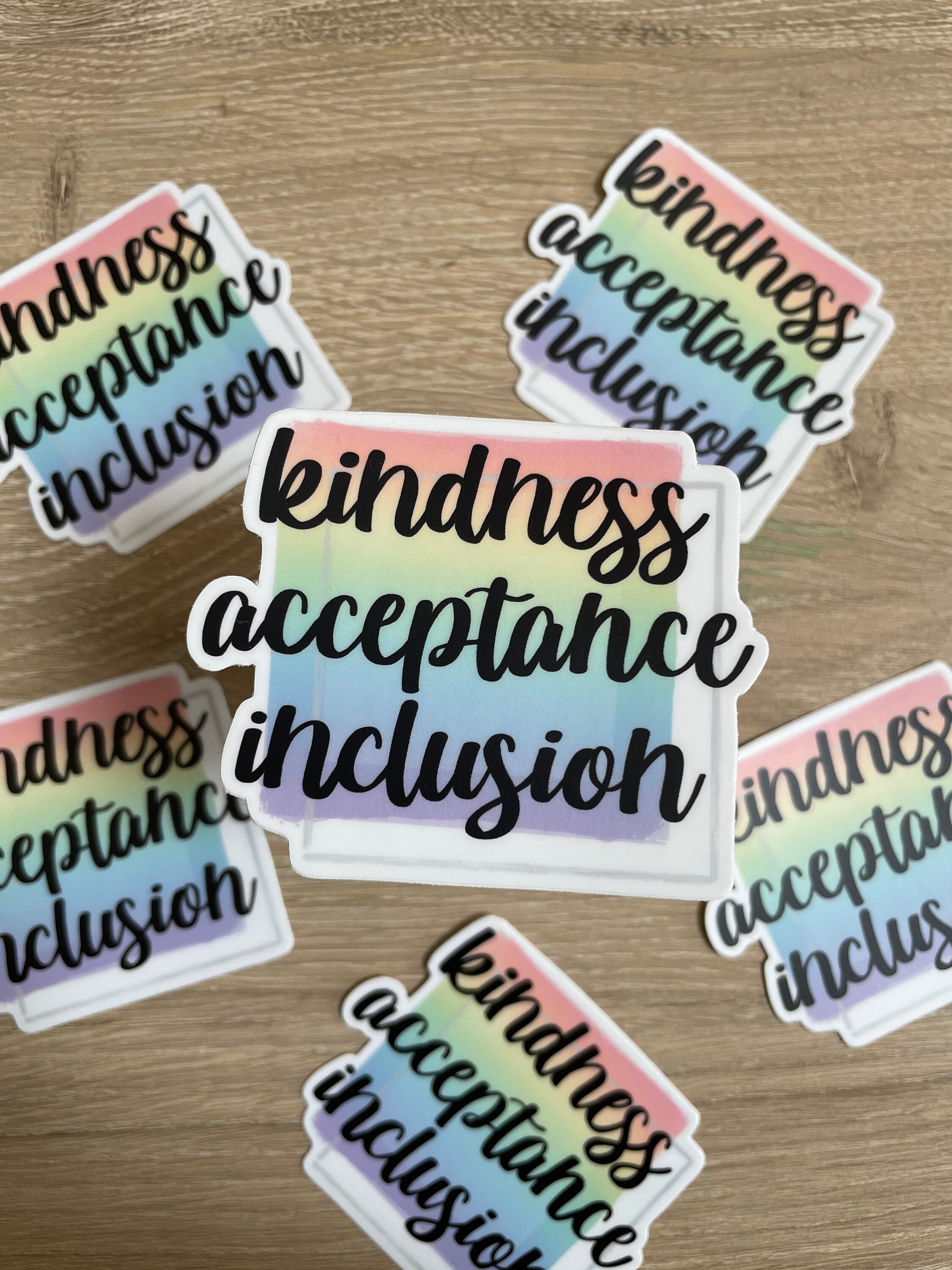 Kindness Acceptance Inclusion Sticker SPED Teacher Stickers - Etsy UK