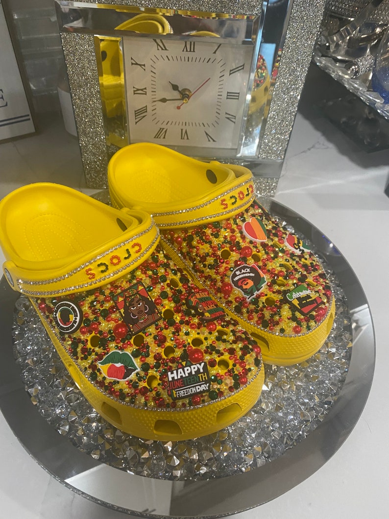 Black History Month -- Juneteenth Crocs - Etsy