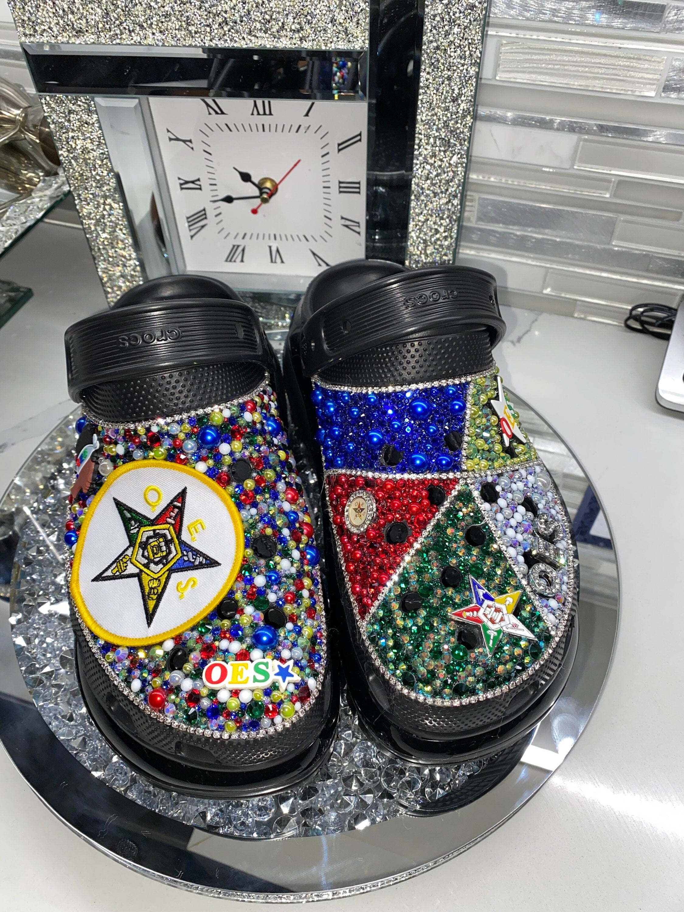 Order of the Eastern Star (OES) Crocs - Etsy
